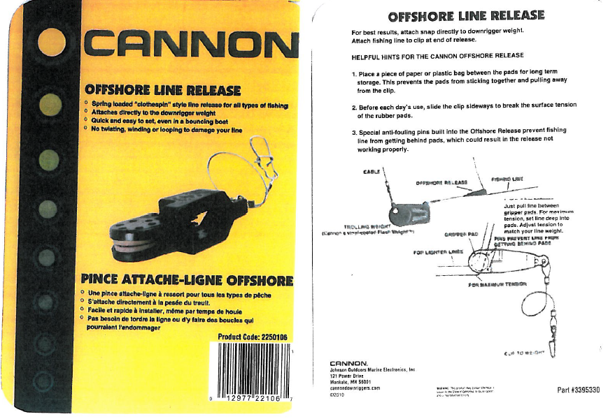 Mounts, Bases & Line Releases – Cannon