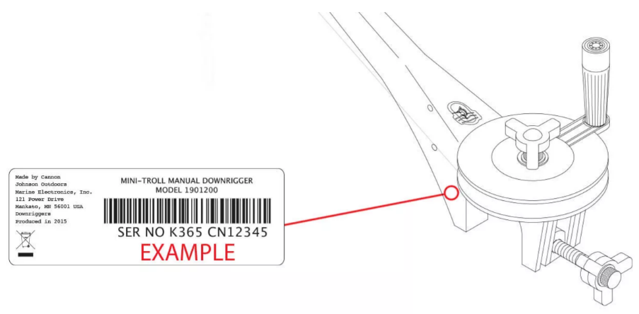 Locate the Serial Number for a Cannon Product – Cannon
